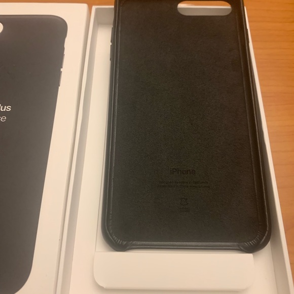 Apple | Accessories | Apple Iphone 87 Plus Leather Case Black | Poshmark